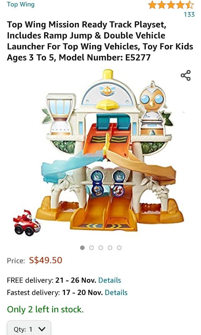 Top Wing Mission Ready Track Playset, Includes Ramp Jump & Double ...