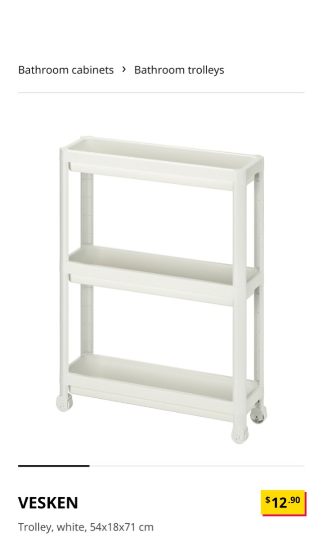 Trolley - ikea vesken, Furniture & Home Living, Furniture, Shelves ...