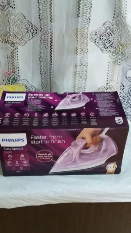 Philips - Easy Speed - Advanced Steam Iron - Kept Away & Unused, TV ...
