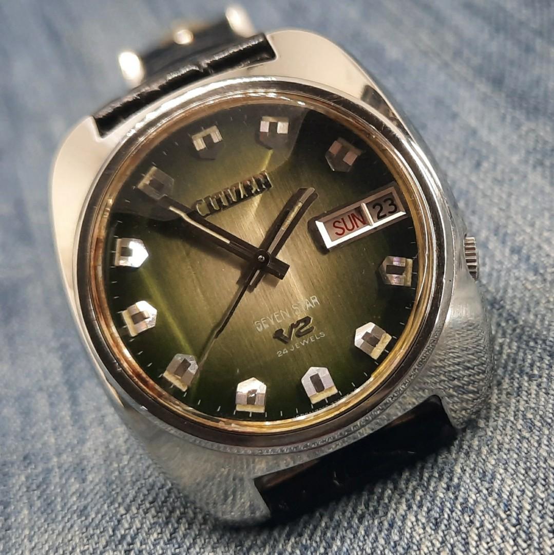 Vintage Citizen Seven Star V2 24 Jewels Automatic Men's Watch, Women's ...