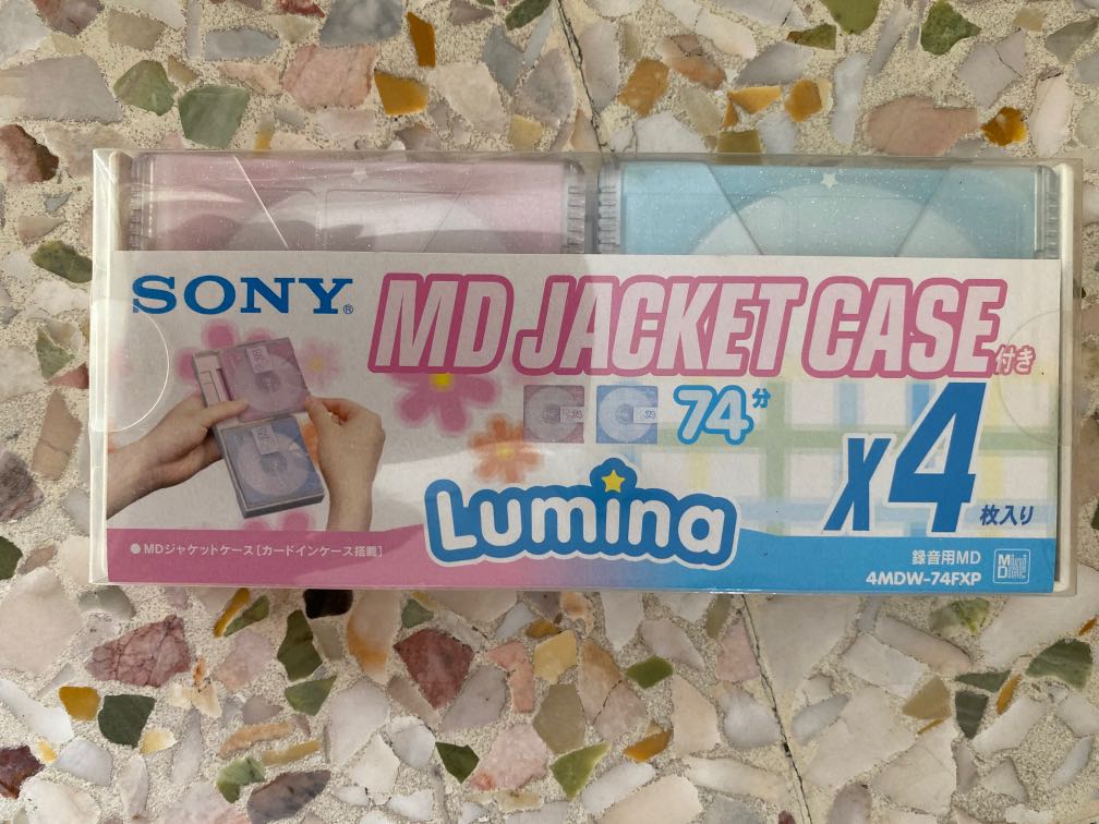 Vintage Sony recordable mini disc MD jacket case x4 in the box, Mobile ...
