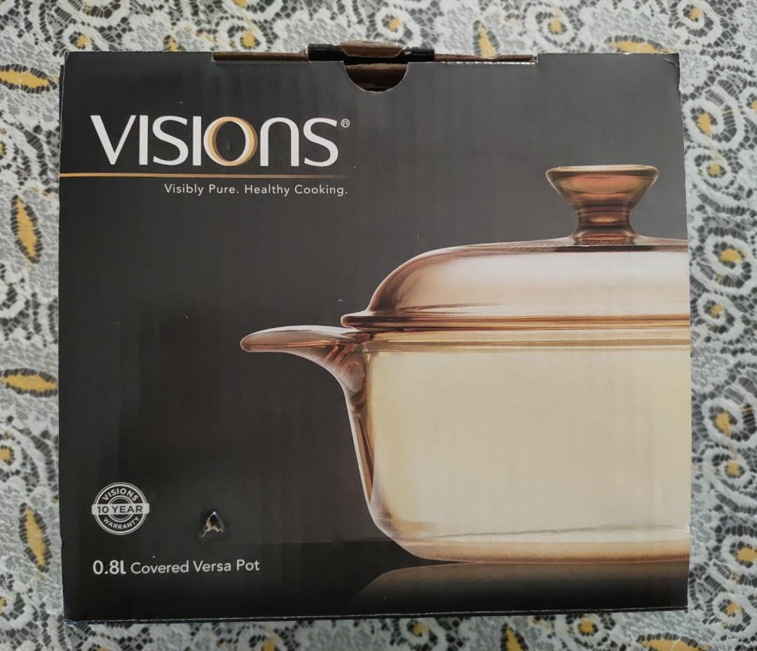 VISION 0.8L Covered Versa Pot, Furniture & Home Living, Kitchenware ...