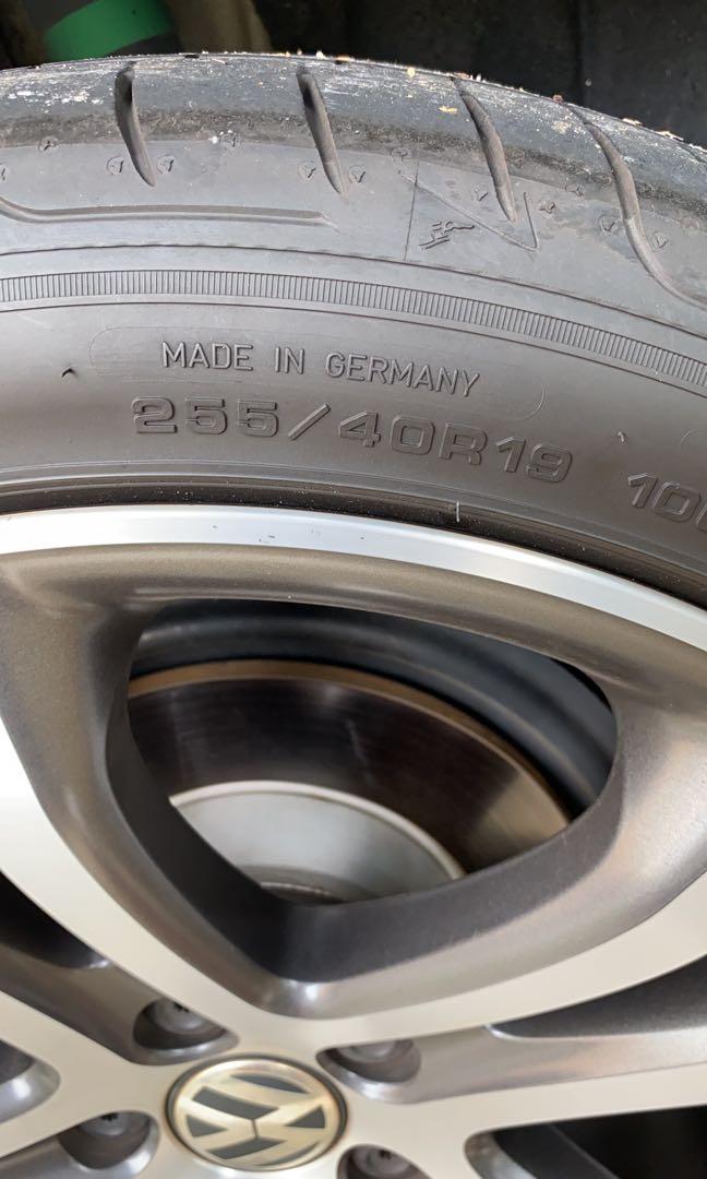 Volkswagen Tiguan R Line Original 19” Rim with Eagle F1 Tyres, Car ...