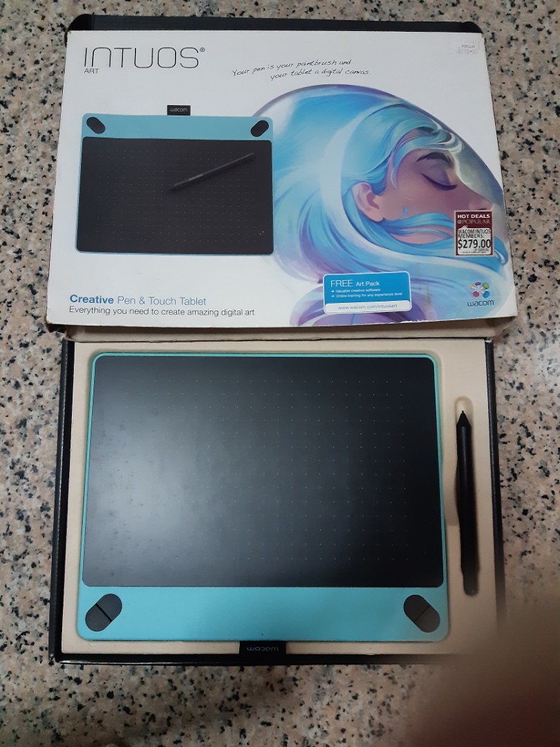 Wacom Intuos Art Blue Complete Set, Hobbies & Toys, Stationery & Craft ...