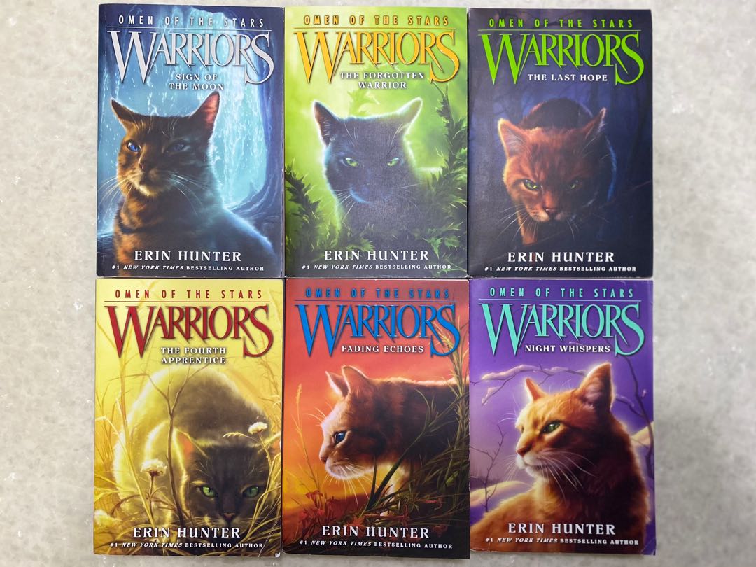 Warriors Book Set - Omen of the Stars: Volumes 1 to 6, Hobbies & Toys ...