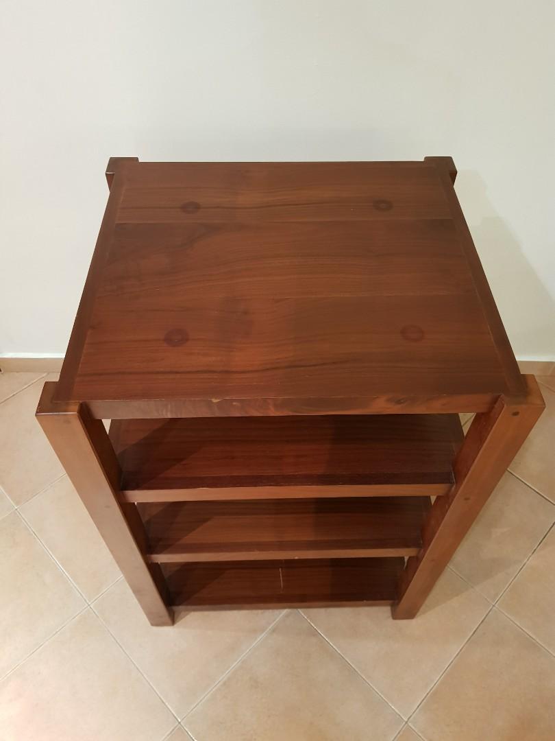 Wooden Hi-Fi Rack, Furniture & Home Living, Furniture, Shelves ...