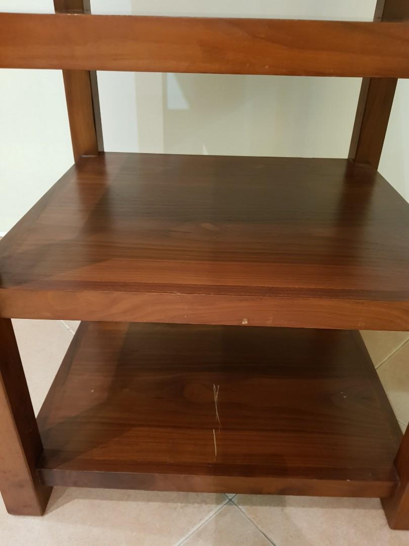 Wooden Hi-Fi Rack, Furniture & Home Living, Furniture, Shelves ...