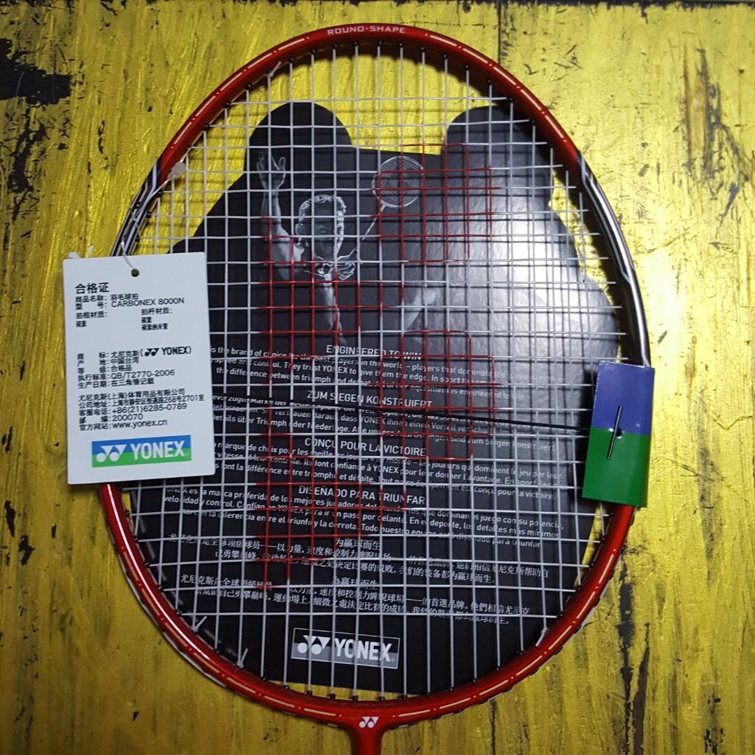 Yonex batminton racket, Sports Equipment, Sports & Games, Racket & Ball ...