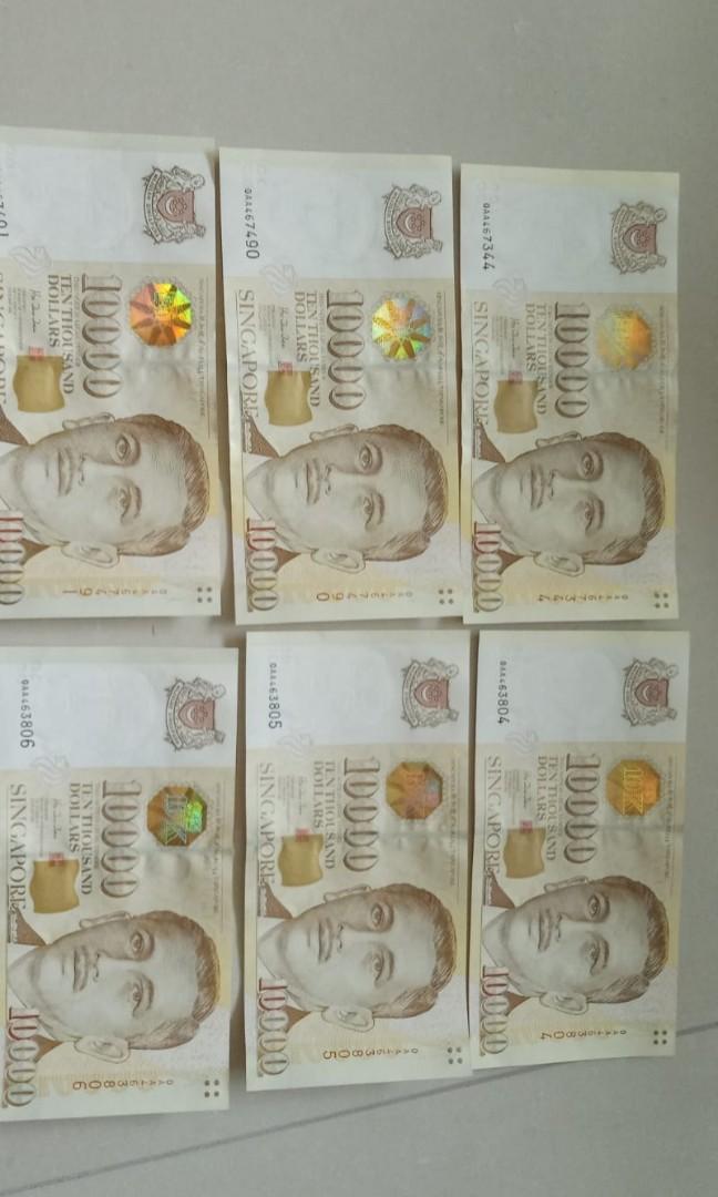 $10k / $10000 SGD Note, Hobbies & Toys, Memorabilia & Collectibles ...