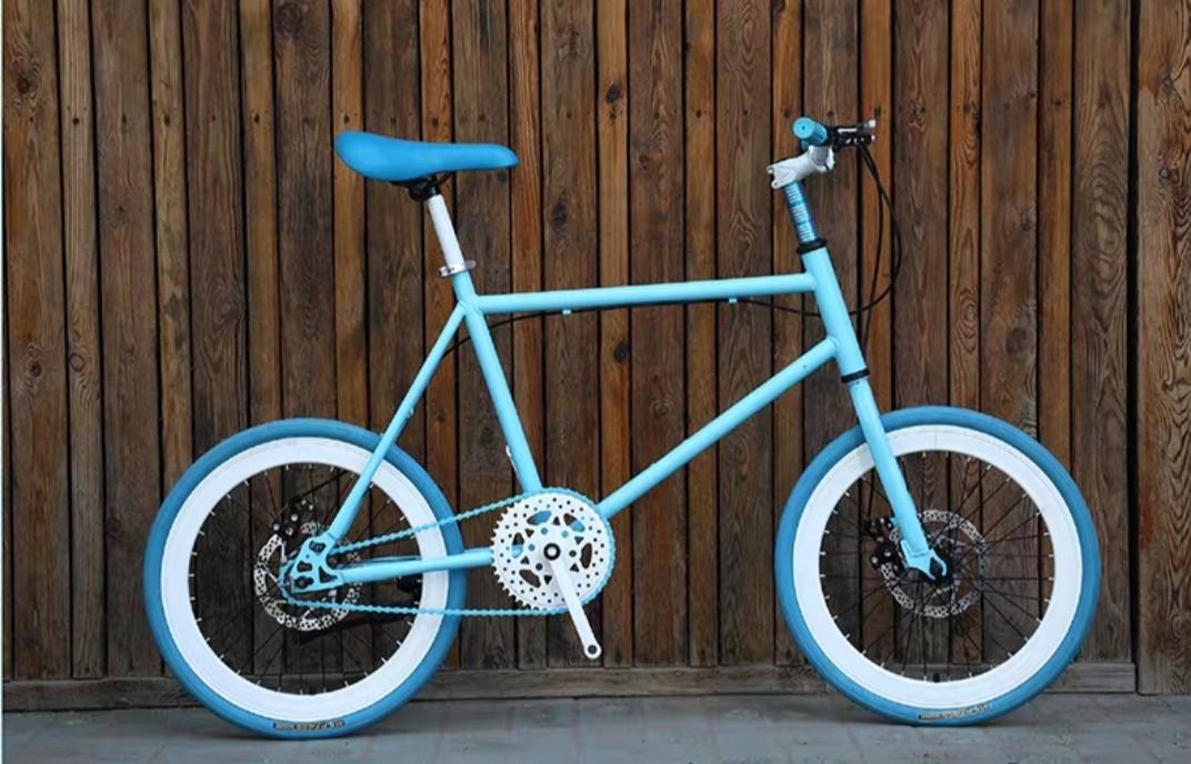 11.11 sales !! Single speed fixie disc brake bicycle cycle mini velo ...