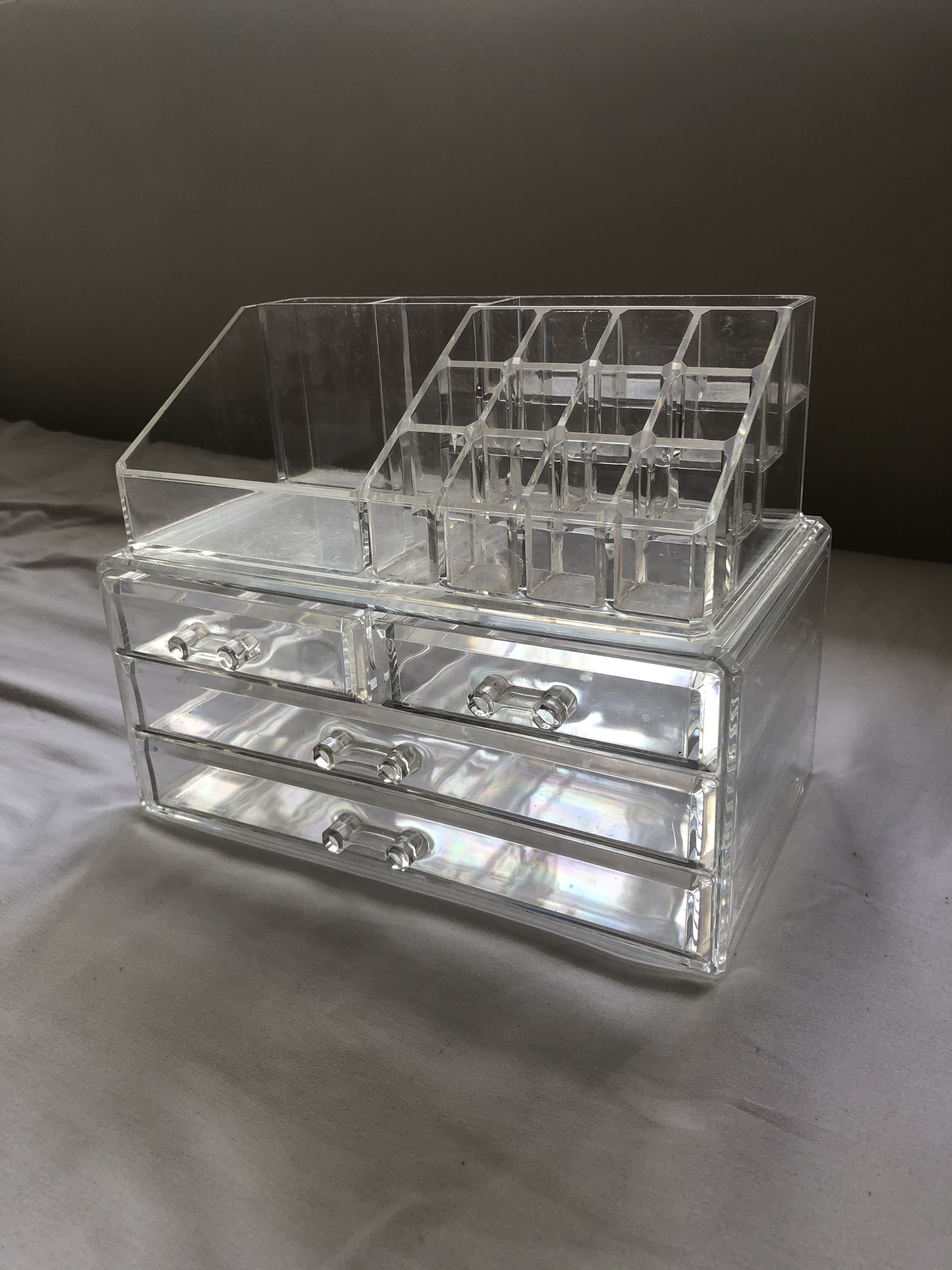 Acrylic Organizer, Beauty & Personal Care, Face, Makeup on Carousell