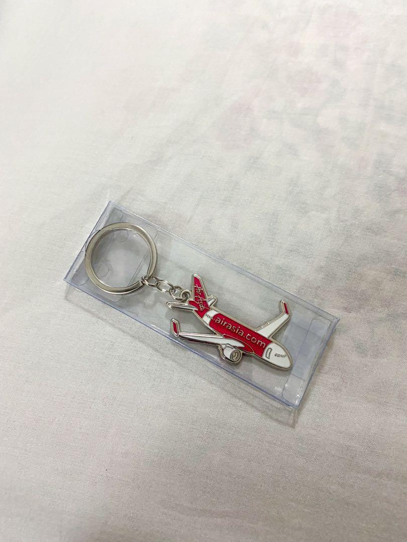 Air Asia Travel Plane Keychain (New), Hobbies & Toys, Stationery ...