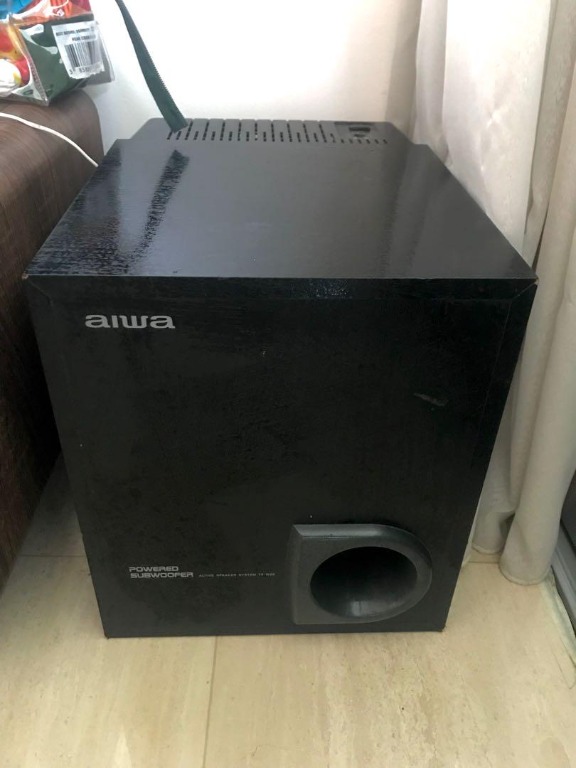 Aiwa TS-W35 Powered Active Subwoofer, Audio on Carousell