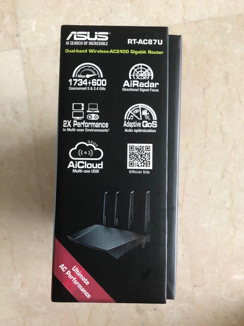 Asus RT-AC87U Router AC2400, Computers & Tech, Parts & Accessories ...
