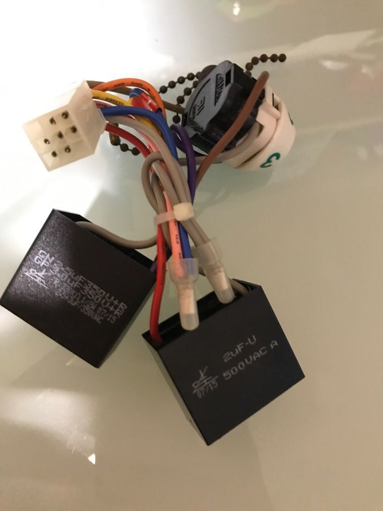 Hunter Ceiling Fan Capacitor Location | Shelly Lighting