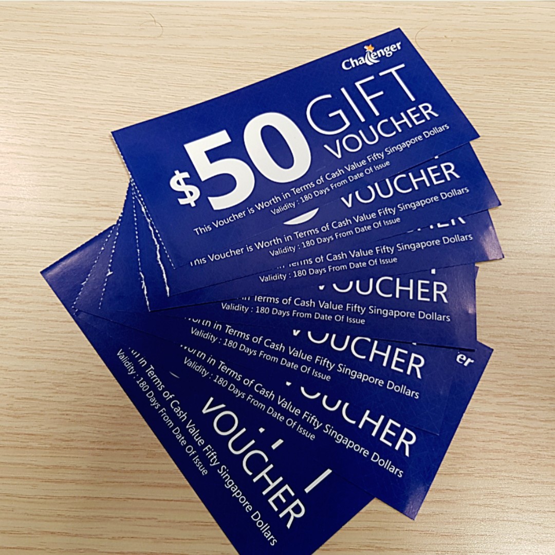 Challenger Voucher, Tickets & Vouchers, Vouchers on Carousell