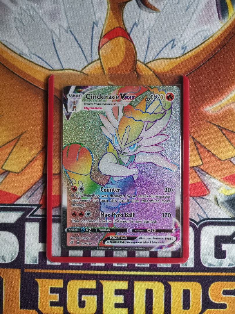 Cinderace VMAX Hyper Rare - Pokemon TCG, Hobbies & Toys, Toys & Games ...