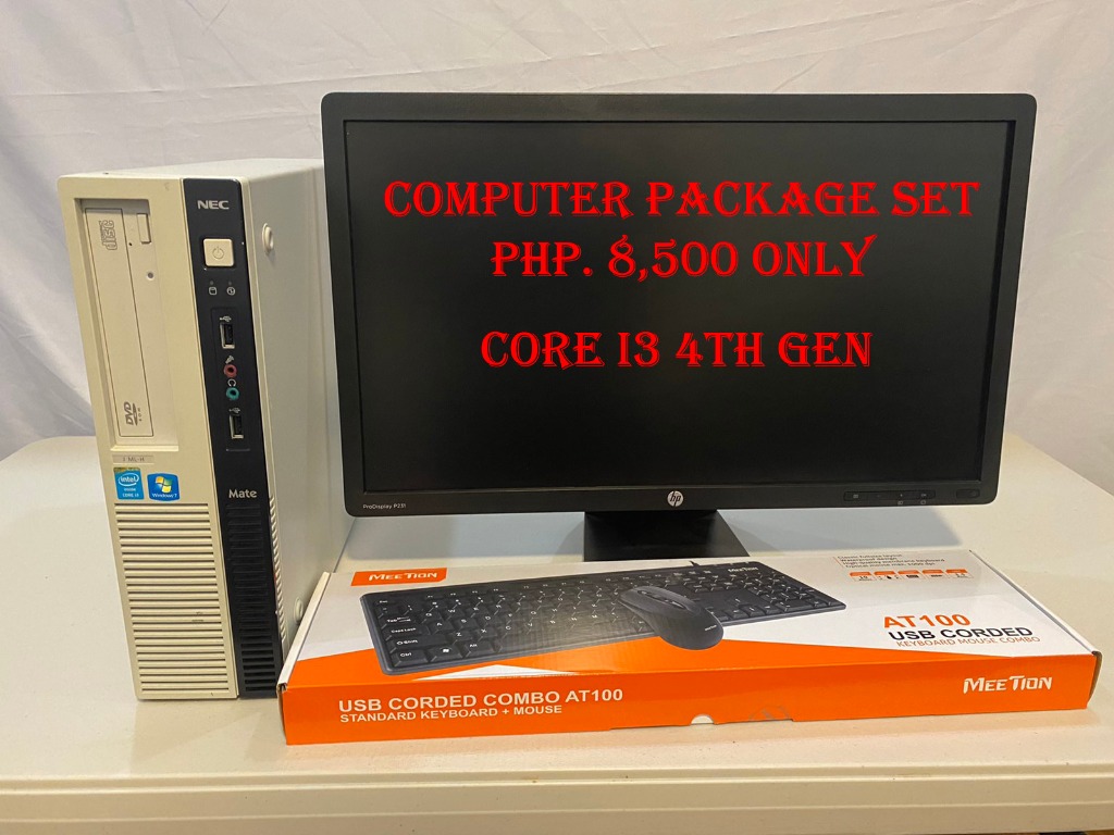computer package complete with 23 inches wide monitor, Computers & Tech ...