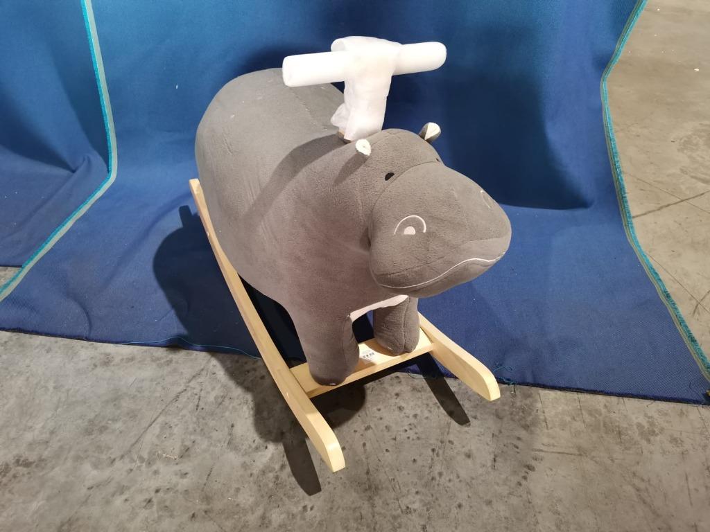 Crate & Barrel Kids Rocker- Hippo, Babies & Kids, Baby Nursery & Kids ...