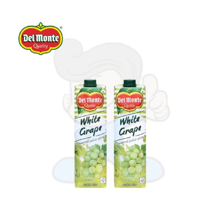 Del Monte White Grape Flavored Juice Drink, ( 2 x 1 L. ), Food & Drinks ...