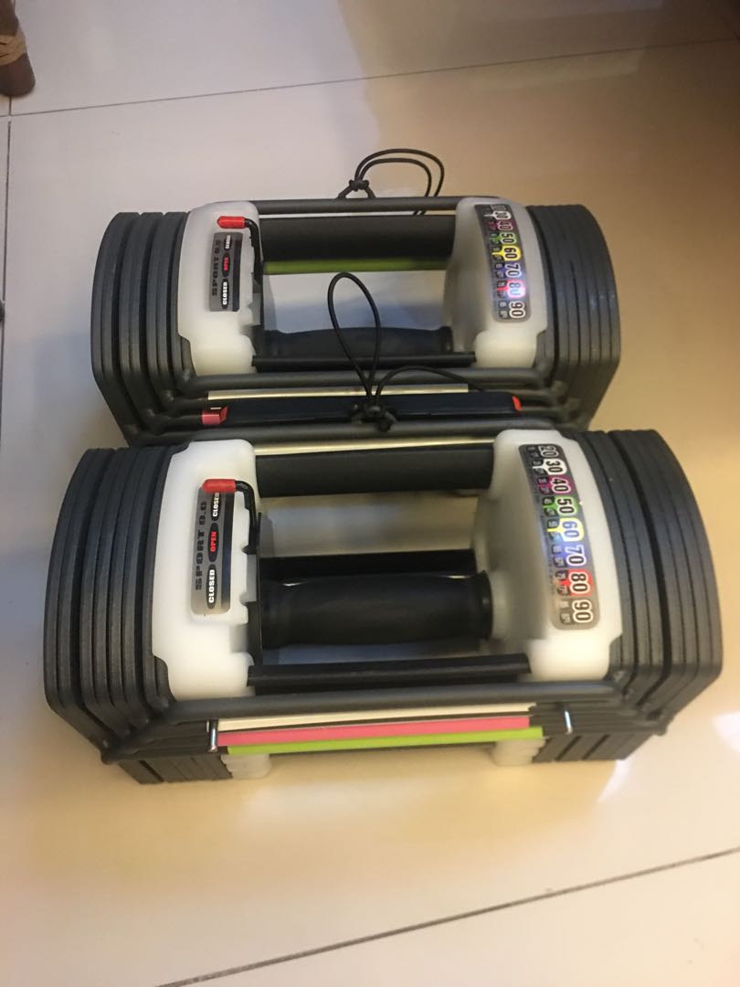 Dumbbell Power Block (pair), Sports Equipment, Exercise & Fitness ...