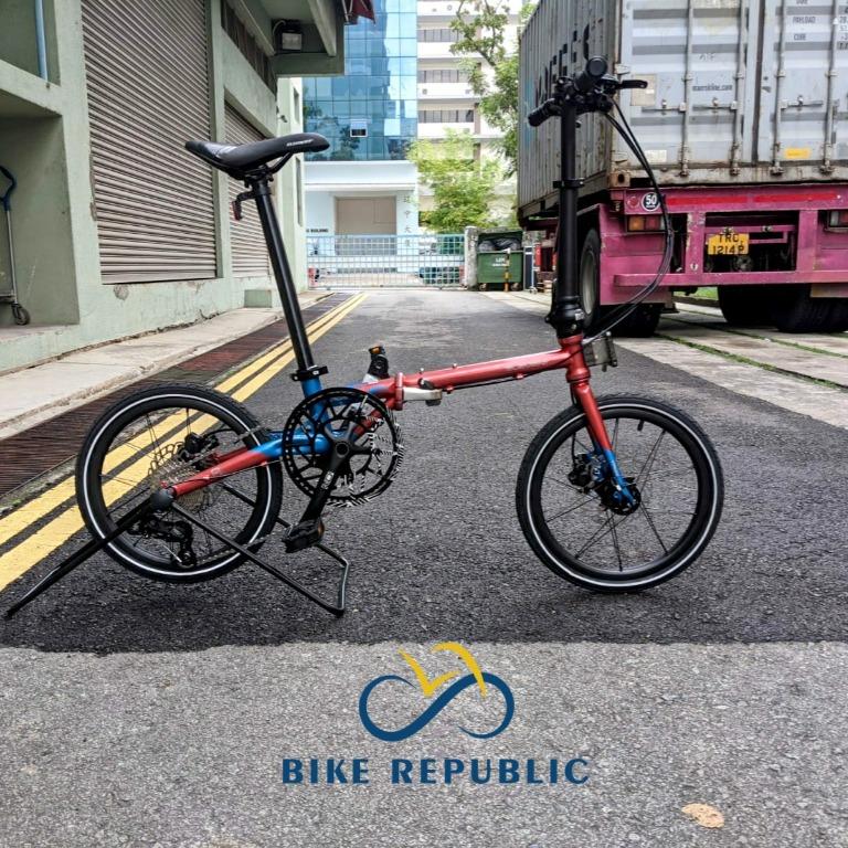 Element Troy X 10 Speed Chrome Edition Red Blue 16" 16 349 Foldable ...