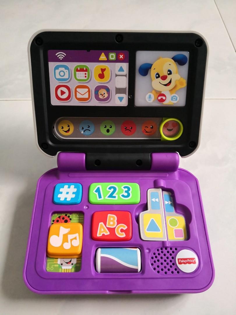 Fisher price laptop, Babies & Kids, Infant Playtime on Carousell