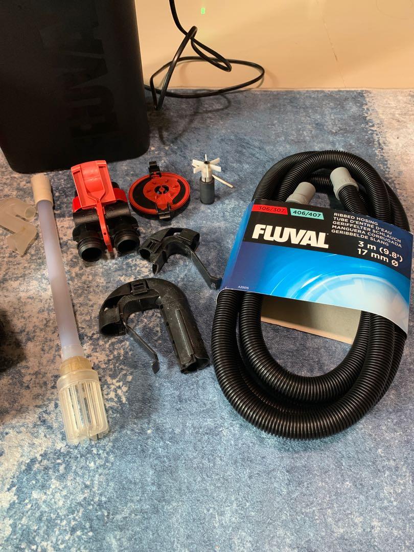 FLUVAL 306 CANISTER EXTERNAL FILTER PUMP, Pet Supplies, Homes & Other ...