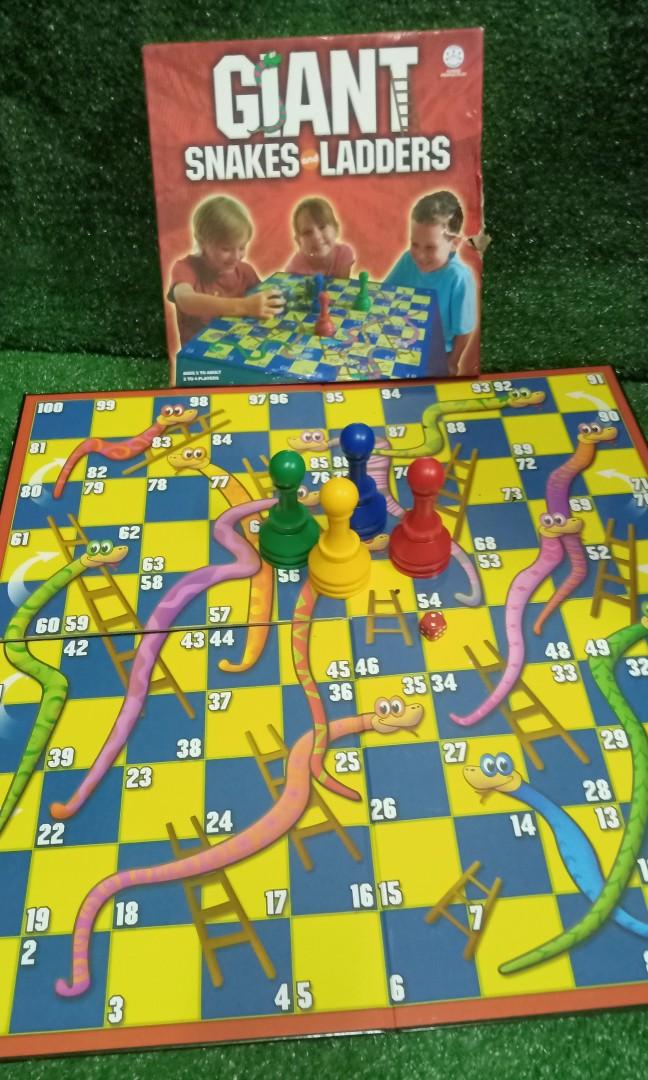 Giant snakes ladder, Hobbies & Toys, Toys & Games on Carousell
