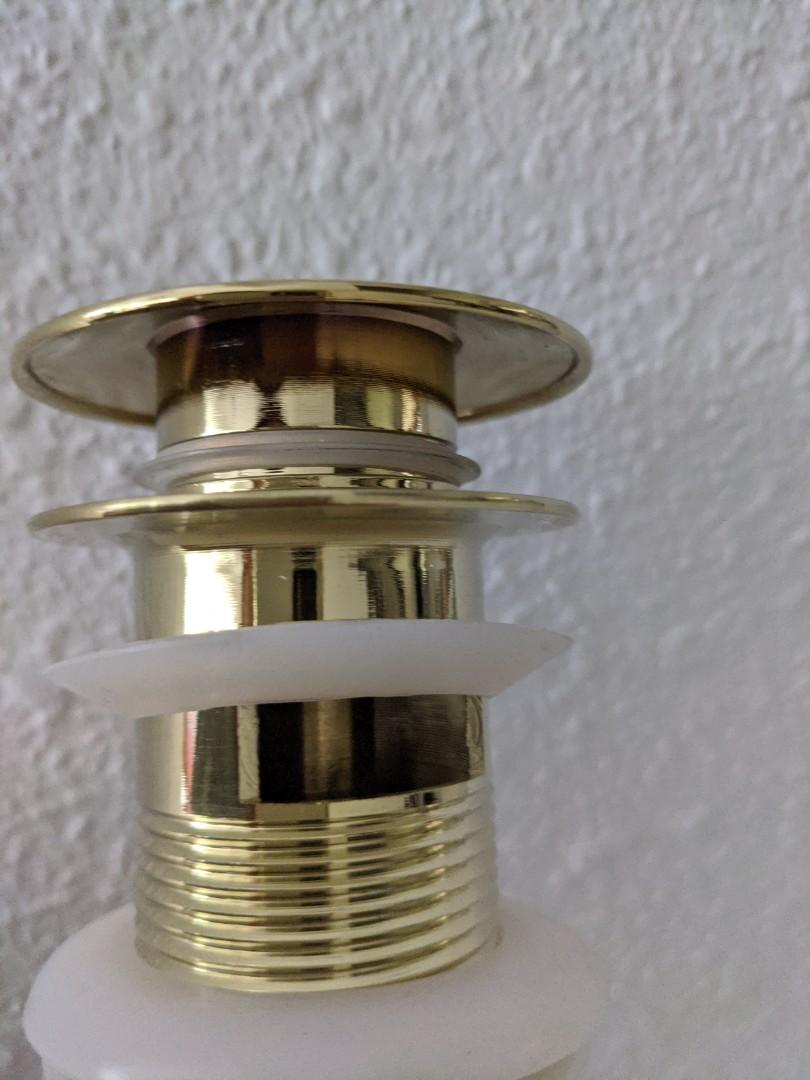 Gold sink stopper, Everything Else on Carousell