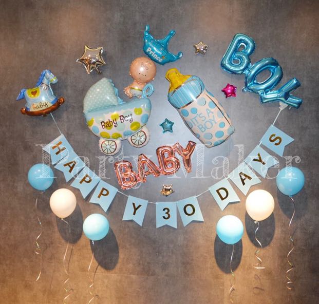 Happy 30 Days Baby Boy, Hobbies & Toys, Stationery & Craft, Occasions ...