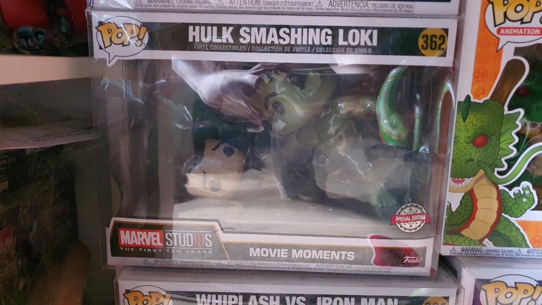 Hulk Smashing Loki Funko Pop (MARVEL Movie Moments), Hobbies & Toys ...