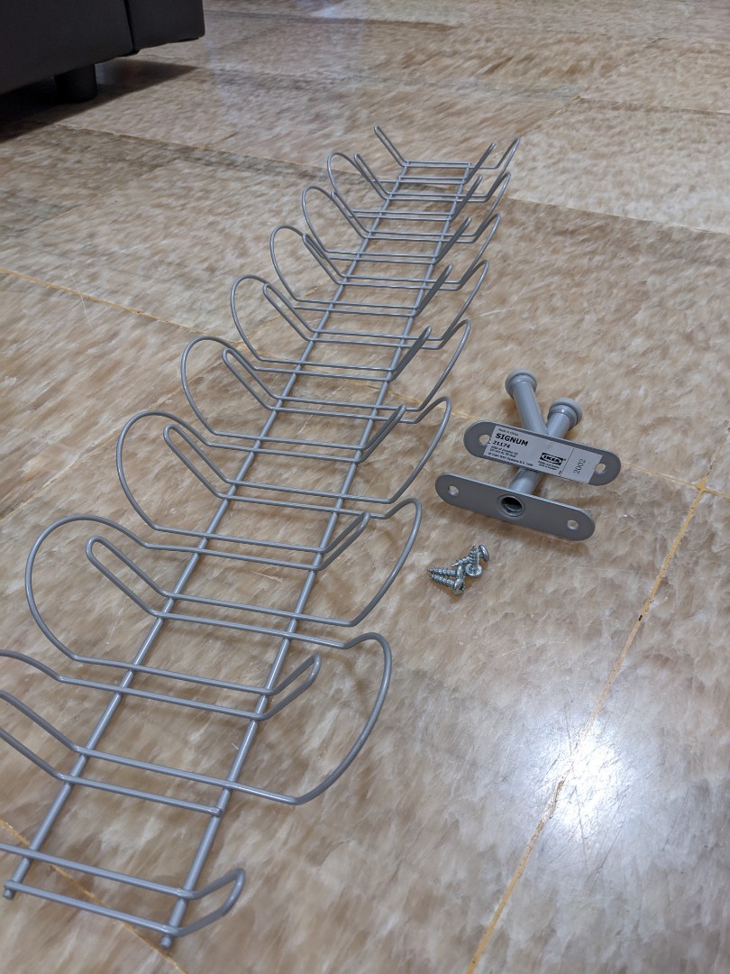 Ikea signum cable management tray, Electronics, Computer Parts ...