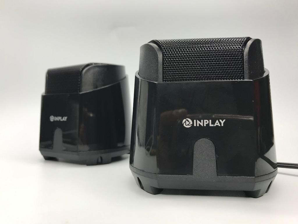 INPLAY MS-002 MINI SPEAKER, USB 2.0 CHANNEL MULTIMEDIA, BLACK, Audio ...