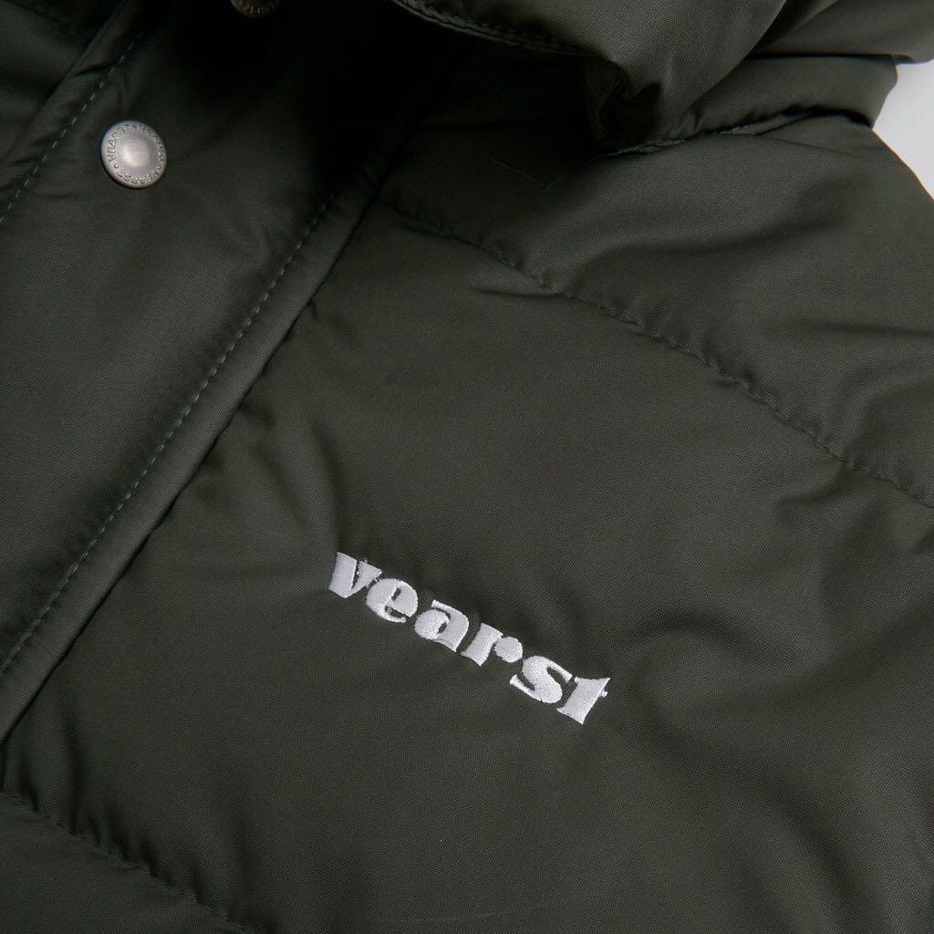 Jaket Vearst Puffer Monstra Olive, Fesyen Pria, Pakaian , Baju Luaran di Carousell