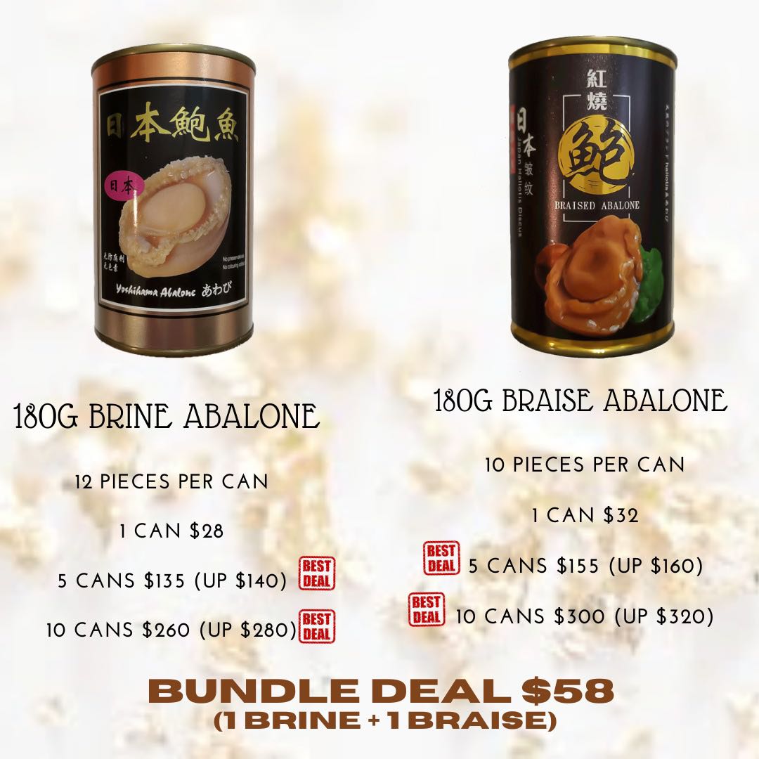 Japan Abalone, Food & Drinks, Chilled & Frozen Food on Carousell