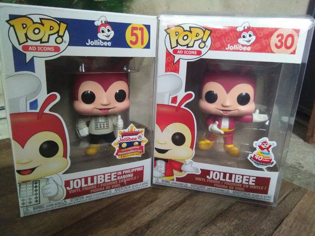 RE PRICE Jollibee funko pop Limited Edition #30 & #51, Hobbies & Toys ...