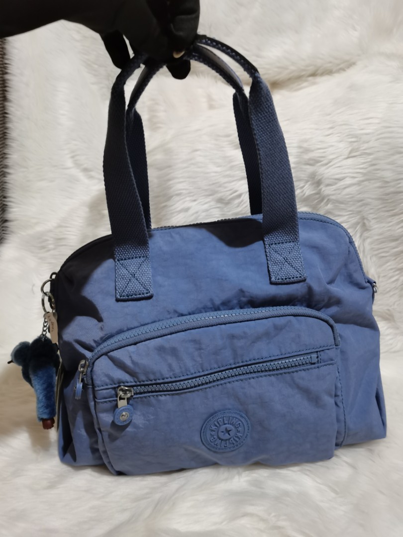 Kipling Tracy Blue Buzz Medium Two Way Bag, Women's Fashion, Bags ...