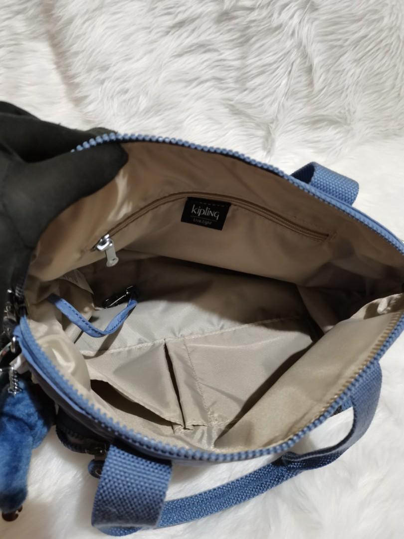 Kipling Tracy Blue Buzz Medium Two Way Bag, Women's Fashion, Bags ...