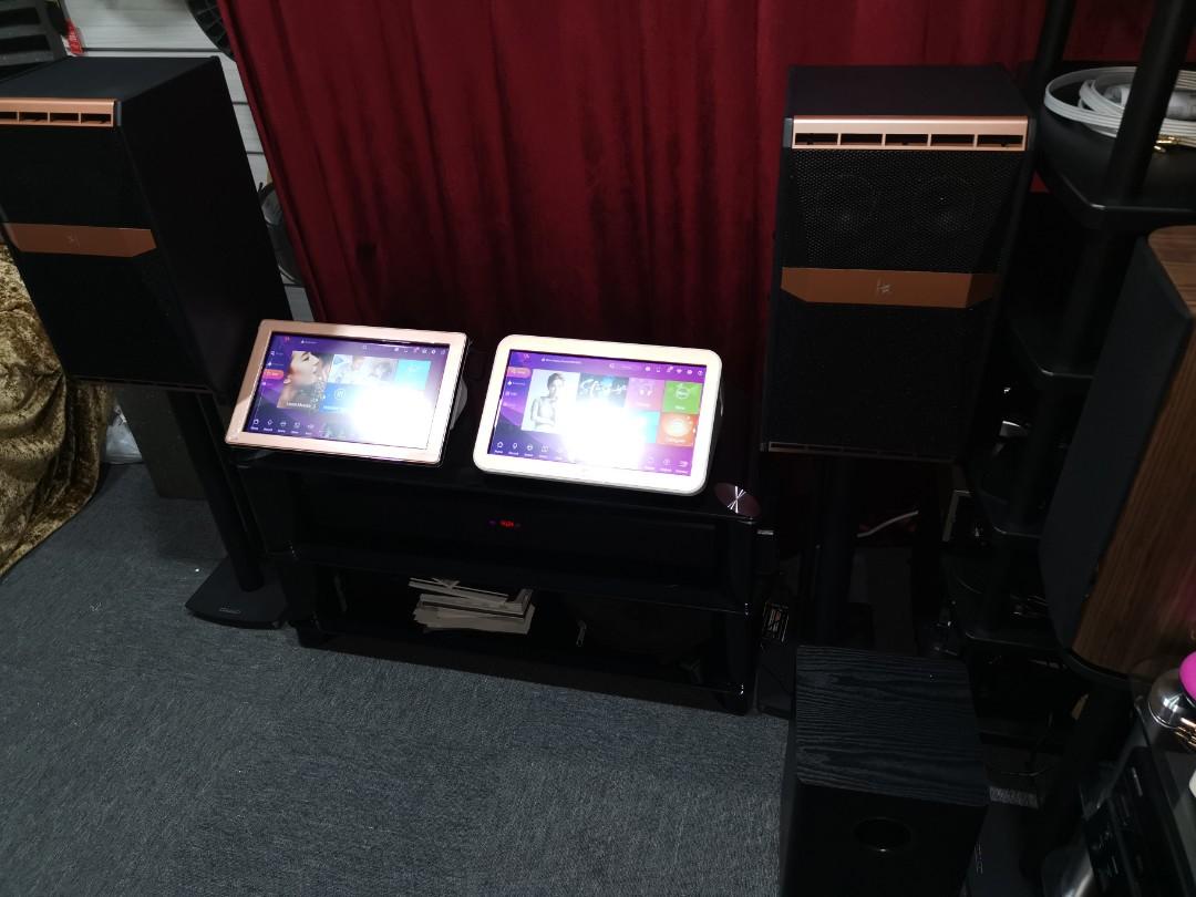 Laser Music Ktv karaoke system license with mic and speaker, Audio ...