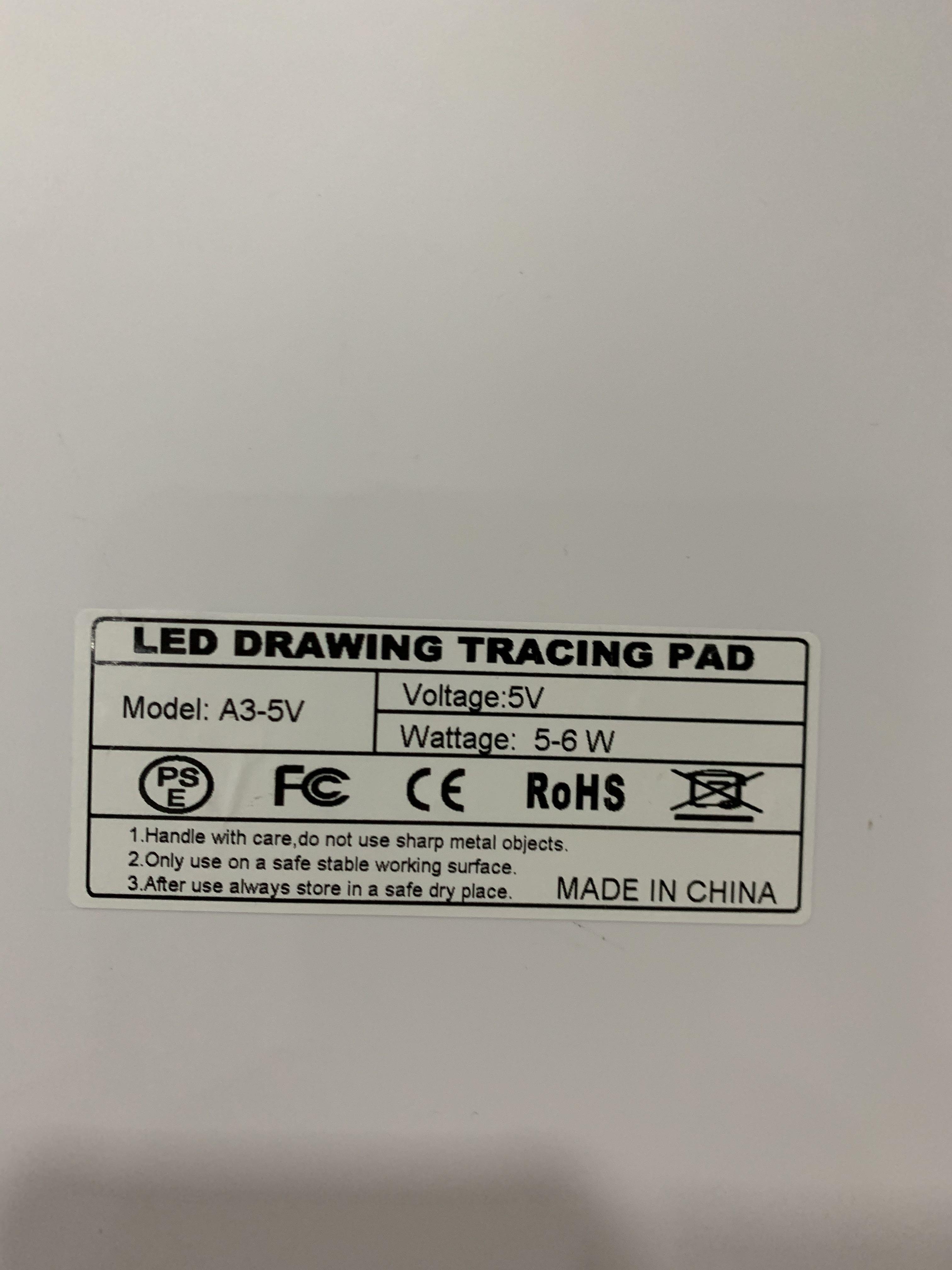 LED Drawing Tracing Pad A3, Everything Else on Carousell
