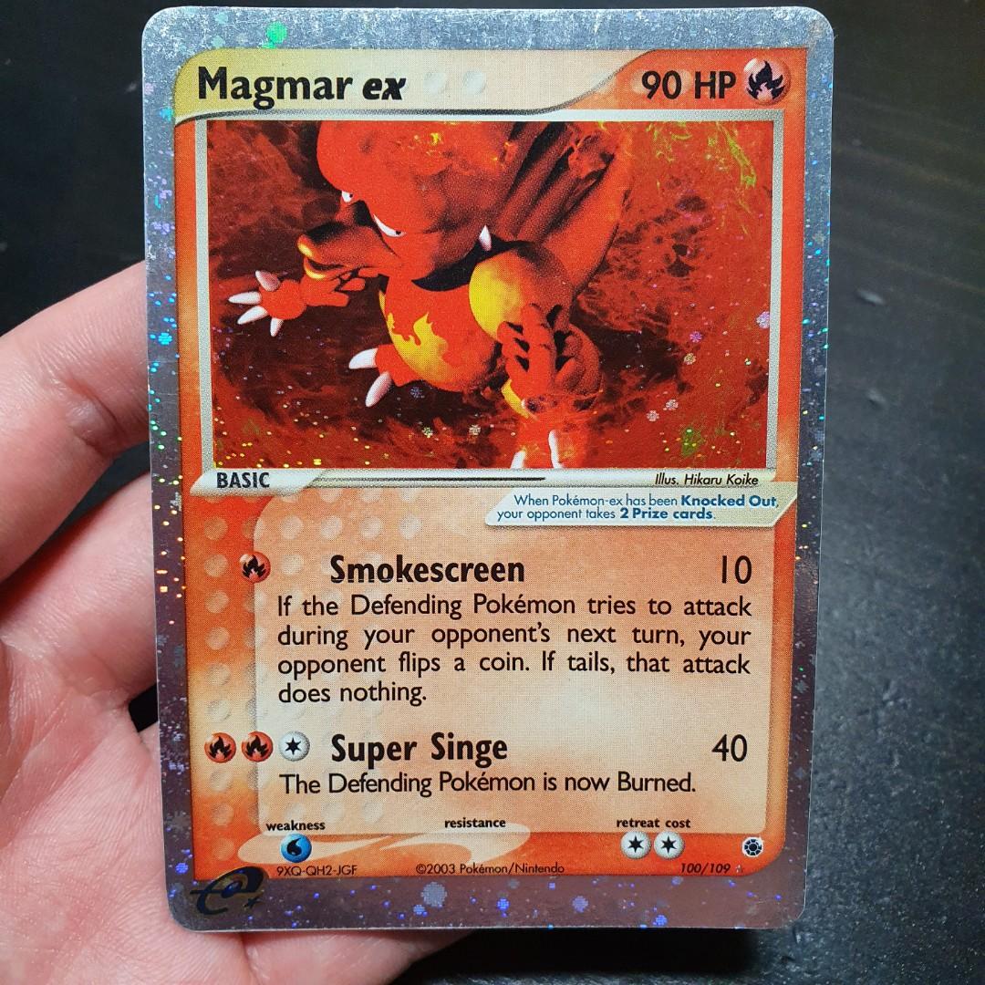 Magmar ex - 100/109 - Ultra-Rare (Ex Ruby & Sapphire Singles) Pokemon ...