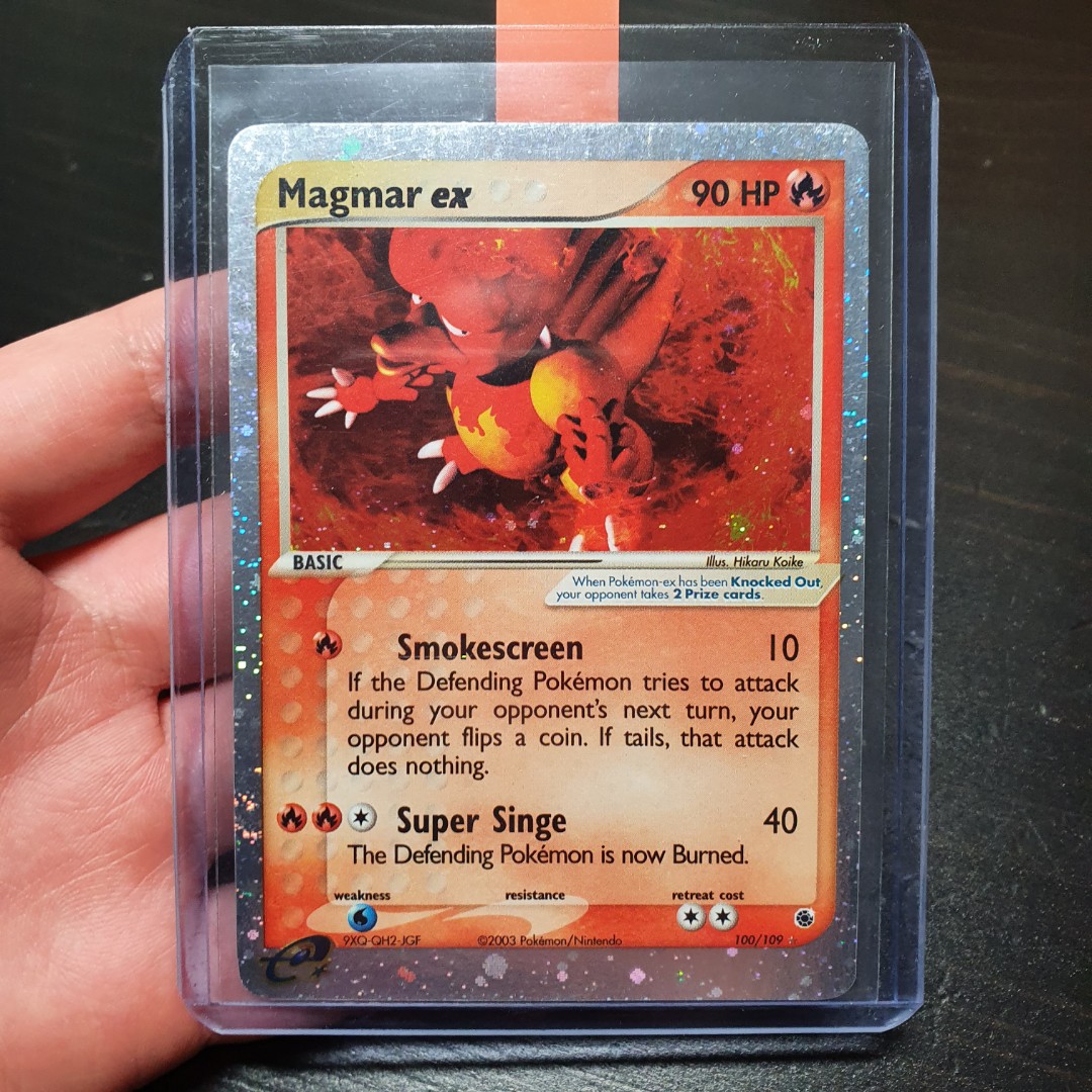 Magmar ex - 100/109 - Ultra-Rare (Ex Ruby & Sapphire Singles) Pokemon TCG Cards, Hobbies & Toys ...