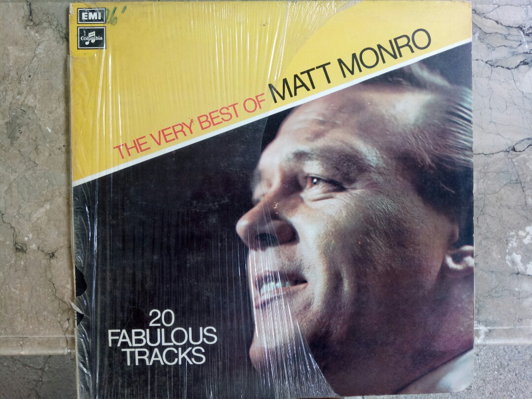 Matt Monro Very Best LP Vinyl Plaka, Hobbies & Toys, Music & Media ...