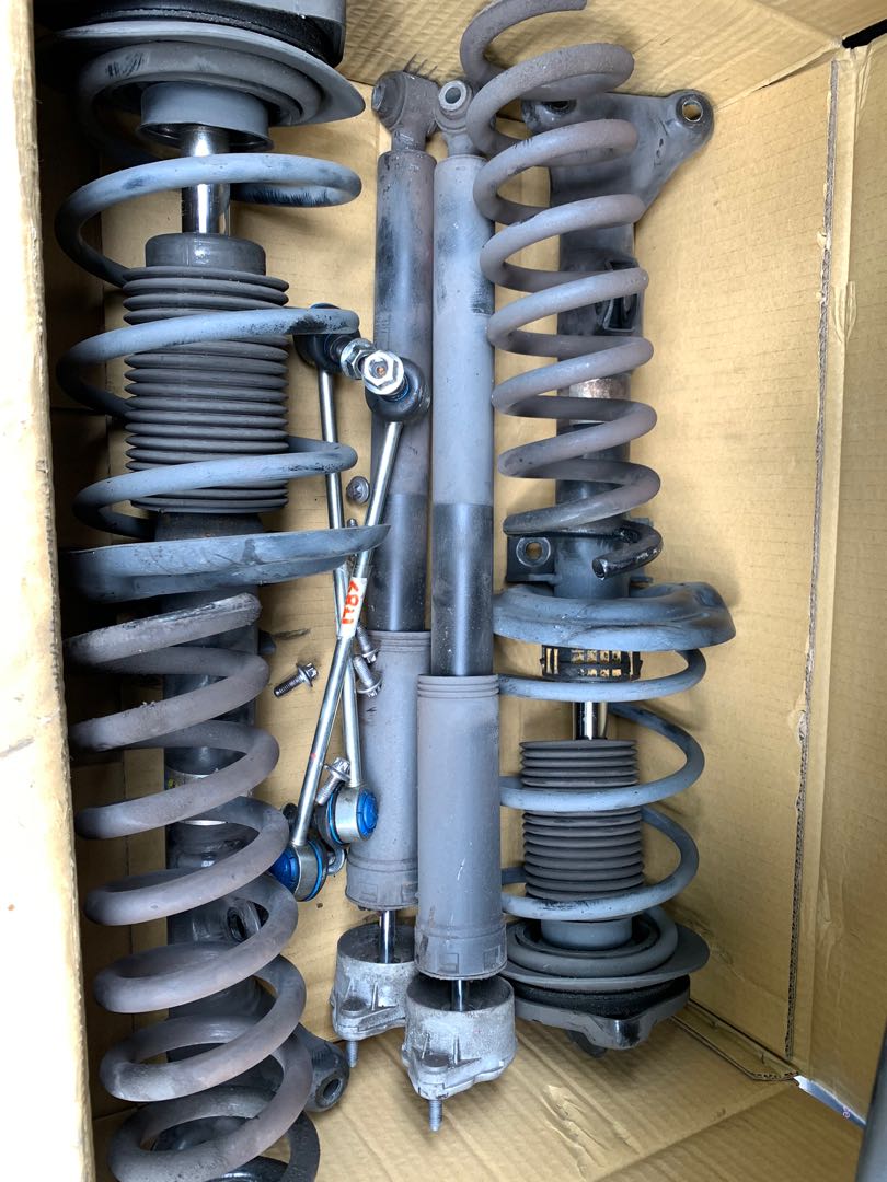 Mercedes Benz C180 W204 Bilstein B4 shock absorbers and original spring ...