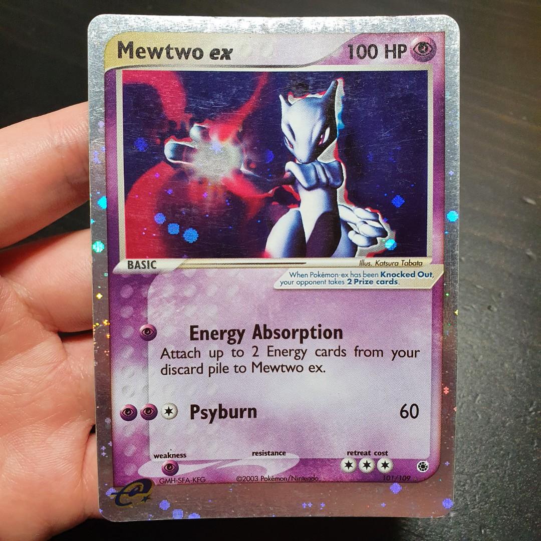 Mewtwo ex - 101/109 - Ultra-Rare (Ex Ruby & Sapphire Singles) Pokemon ...