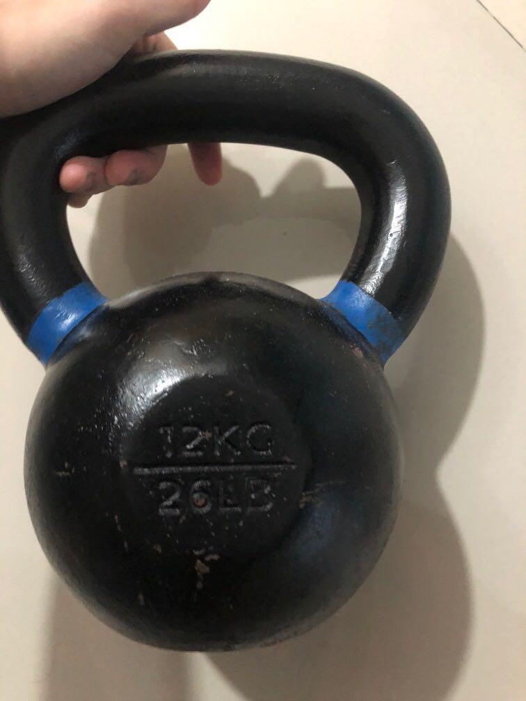 Original Rogue Kettlebell 12kgs/26lbs, Sports Equipment, Exercise ...