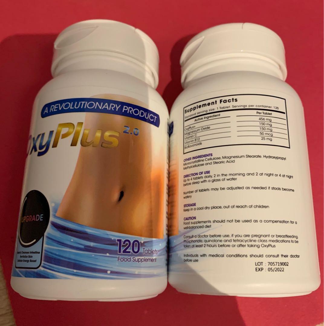 Oxyplus 2.0 (120 tablets), Health & Nutrition, Health Supplements ...