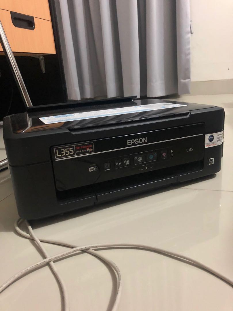 Printer Scanner Epson L355, Elektronik, Komputer, Lainnya di Carousell