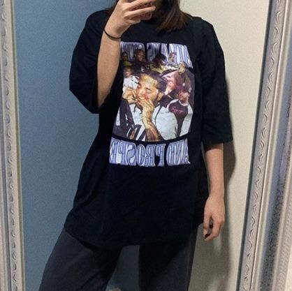 ASAP Rapper Oversized Graphic Tee, Men's Fashion, Tops & Sets, Tshirts ...